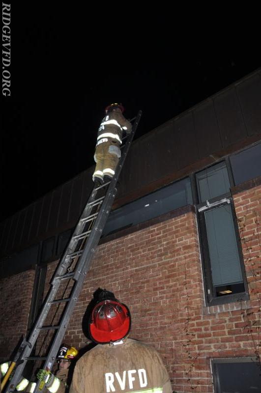 Ground Ladder Training - Ridge Volunteer Fire Department